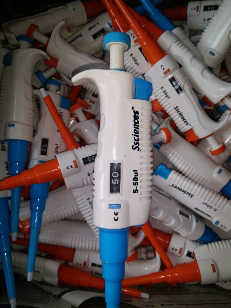 2-20ul variable volume micropipettes
