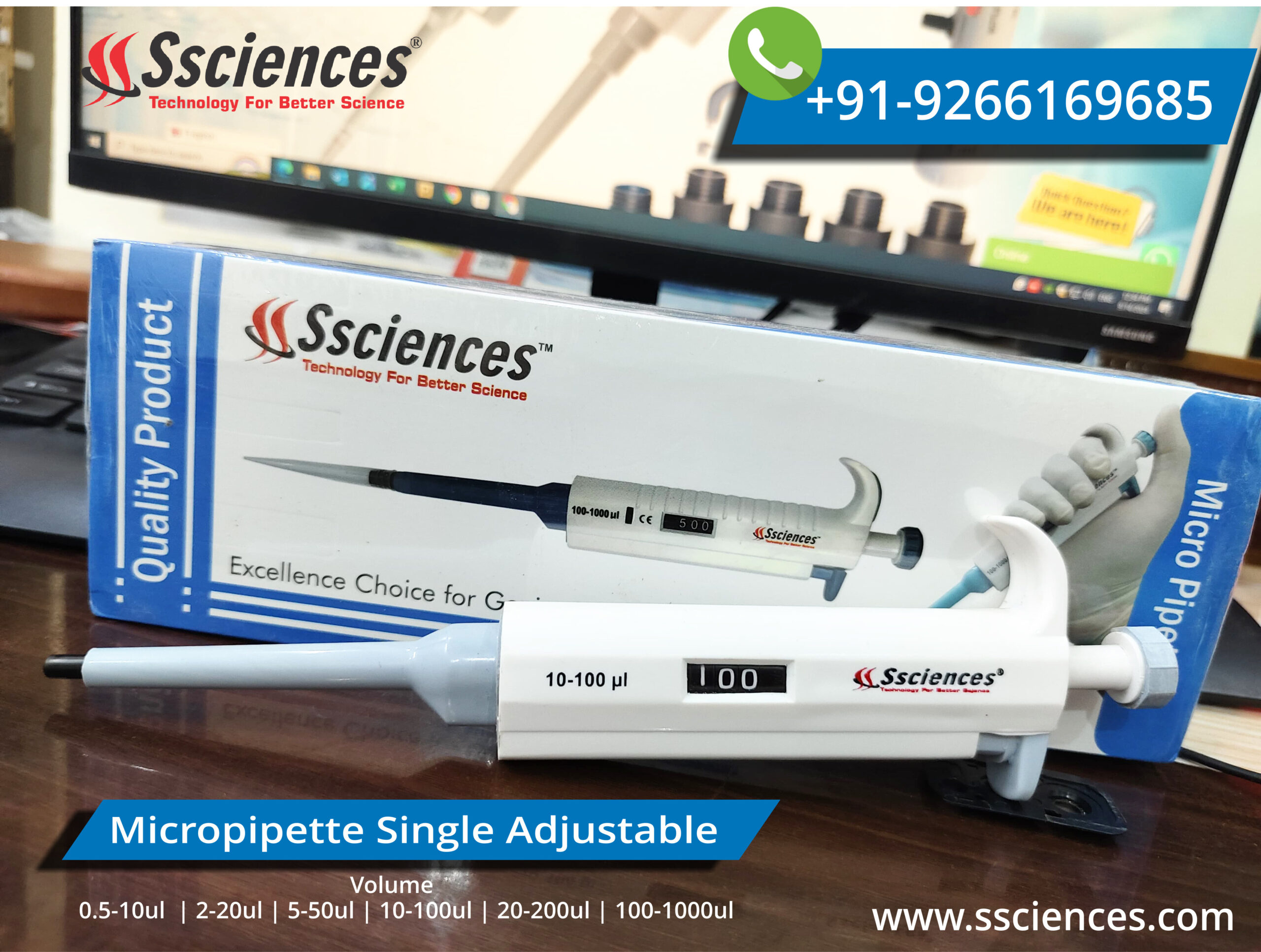 FULLY AUTOCLAVABLE MICRO PIPETTE – Singh Science Systems